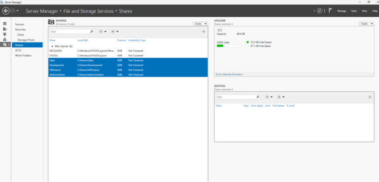 Building a small office Network: Setting up a Share Drive in Windows Server 2022 – TheHonestHacker